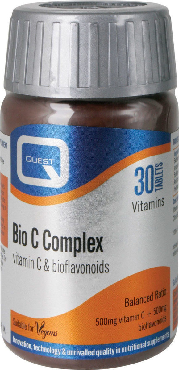 Βιταμίνες - Συμπληρώματα :: Βιταμίνες Α - Ζ :: Βιταμίνη C :: Quest Bio C Complex Bioflavonoids ...