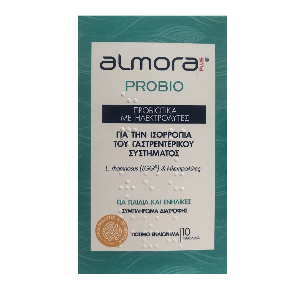 Βιταμίνες - Συμπληρώματα :: Elpen Almora Plus Probio, Προβιοτικά με Ηλεκτρολύτες 10 x 4.5 gr ...